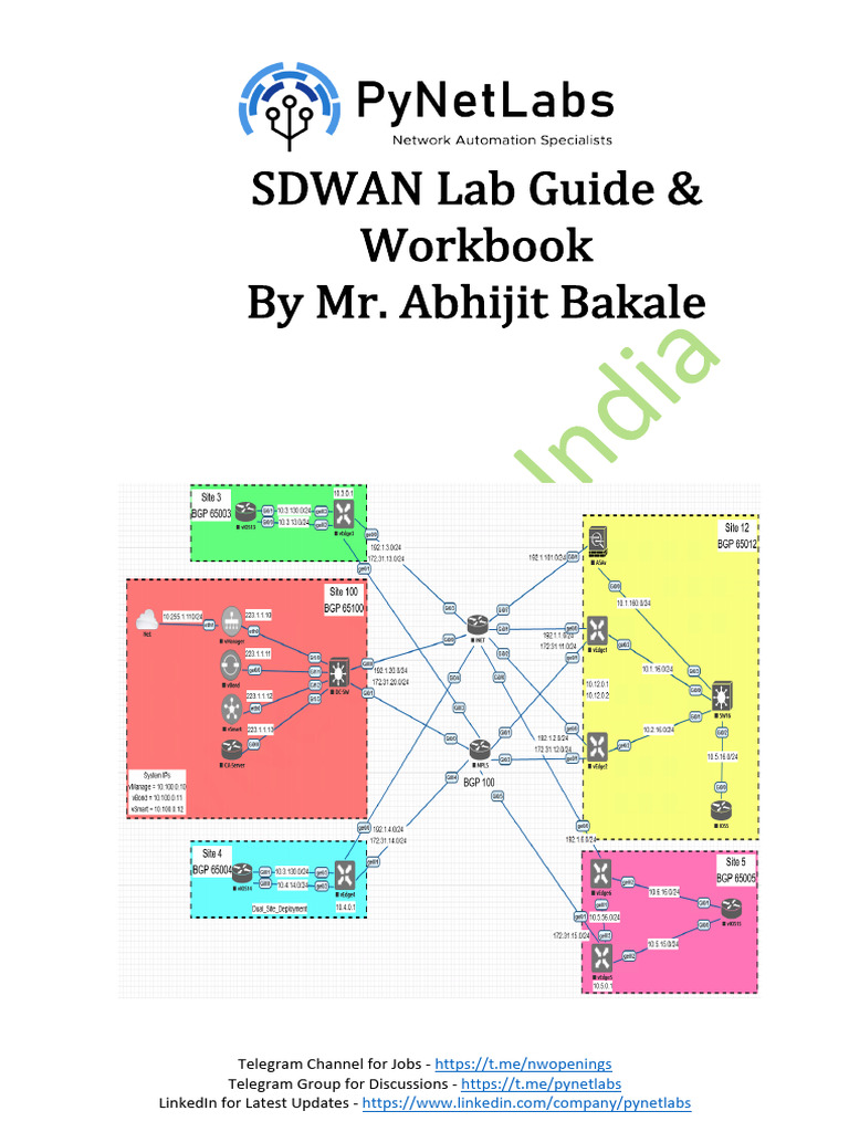 SD-WAN Lab Guide | PDF | Virtual Private Network | Computer Network