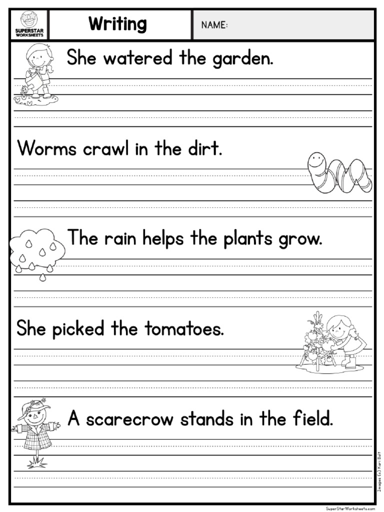 Garden Kindergarten Writing | PDF