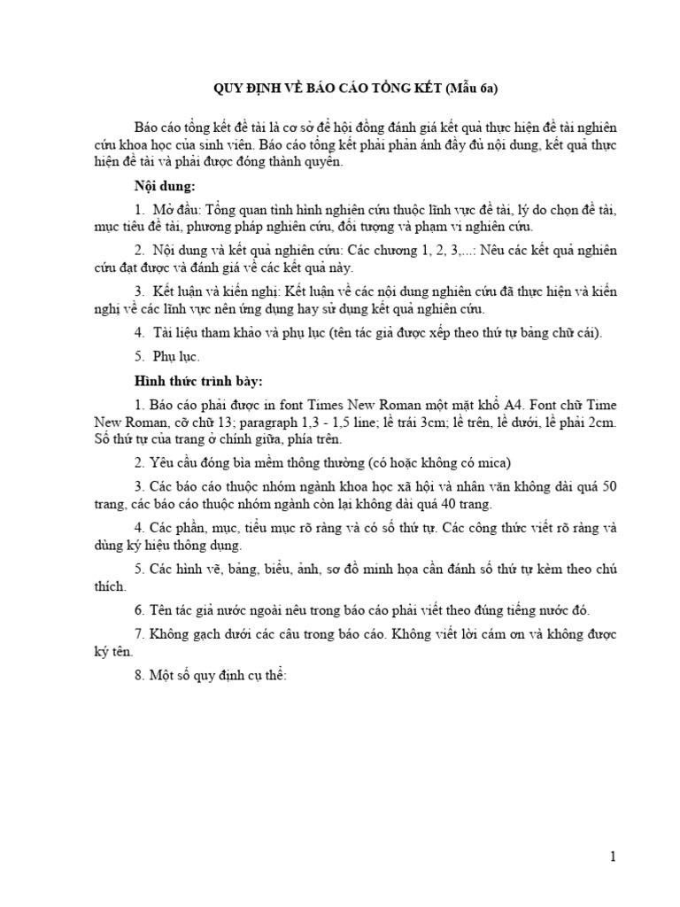 Quy Dinh Trinh Bay Bao Cao Svnckh 2018 Pdf