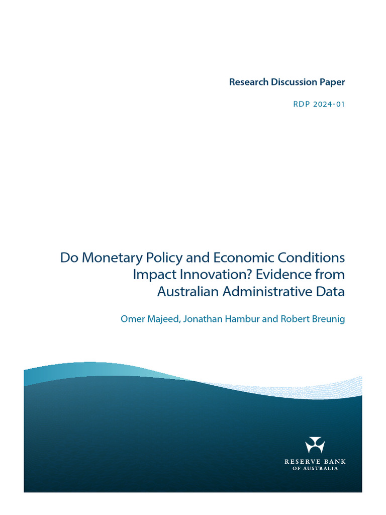 Do Monetary Policy and Economic Conditions Impact Innovation? Evidence ...
