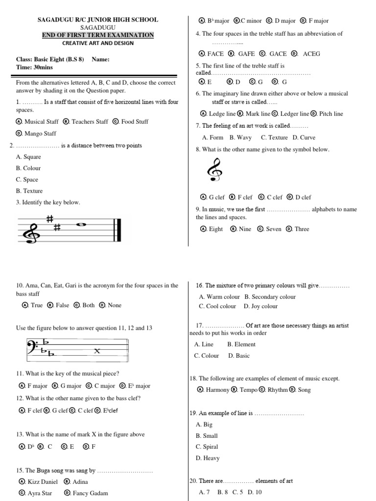 Basic 8 Cad Objectives Pdf Clef Notation