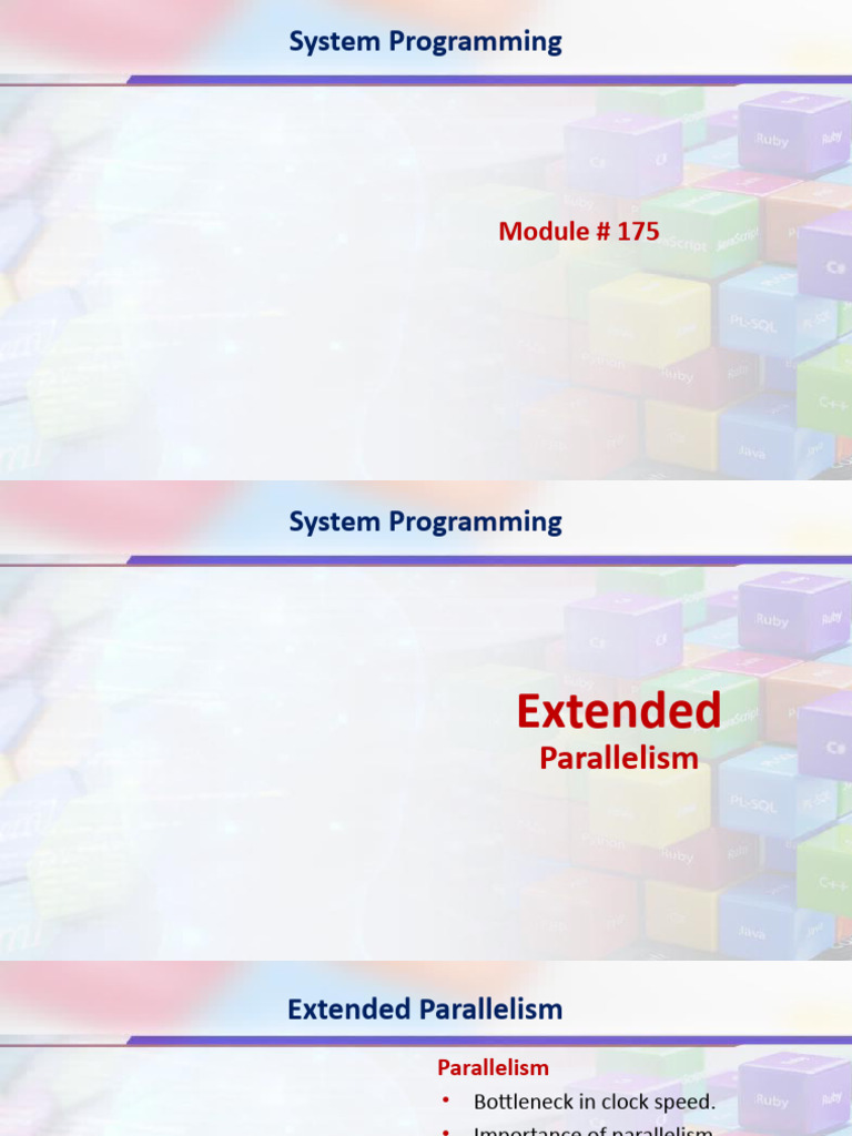Slides 175 180 | PDF | Parallel Computing | Computer Programming Slides 175 180 | PDF | Parallel Computing | Computer Programming