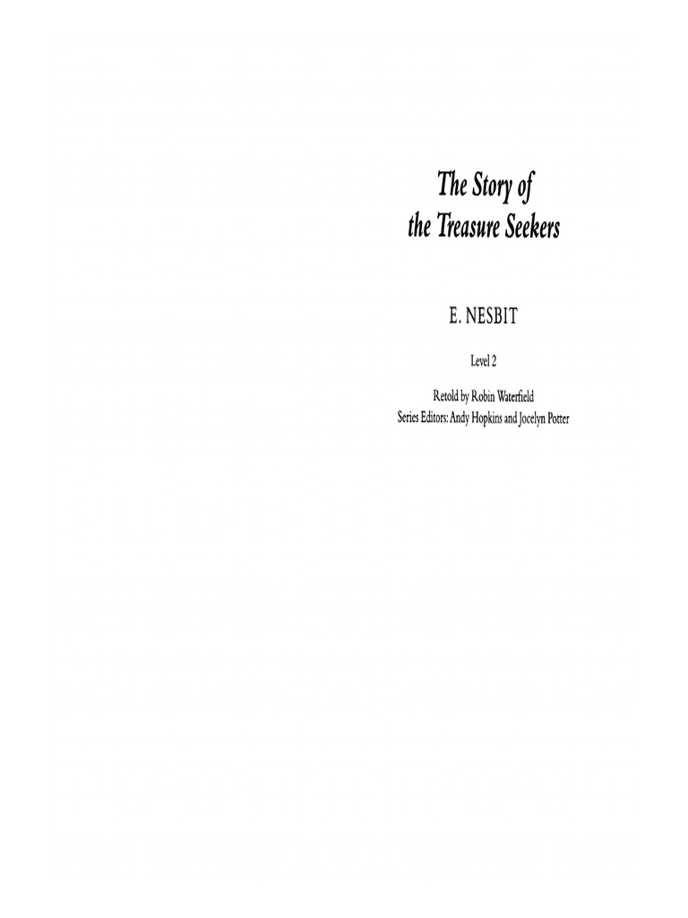 018 The Story of The Treasure Seekers | PDF