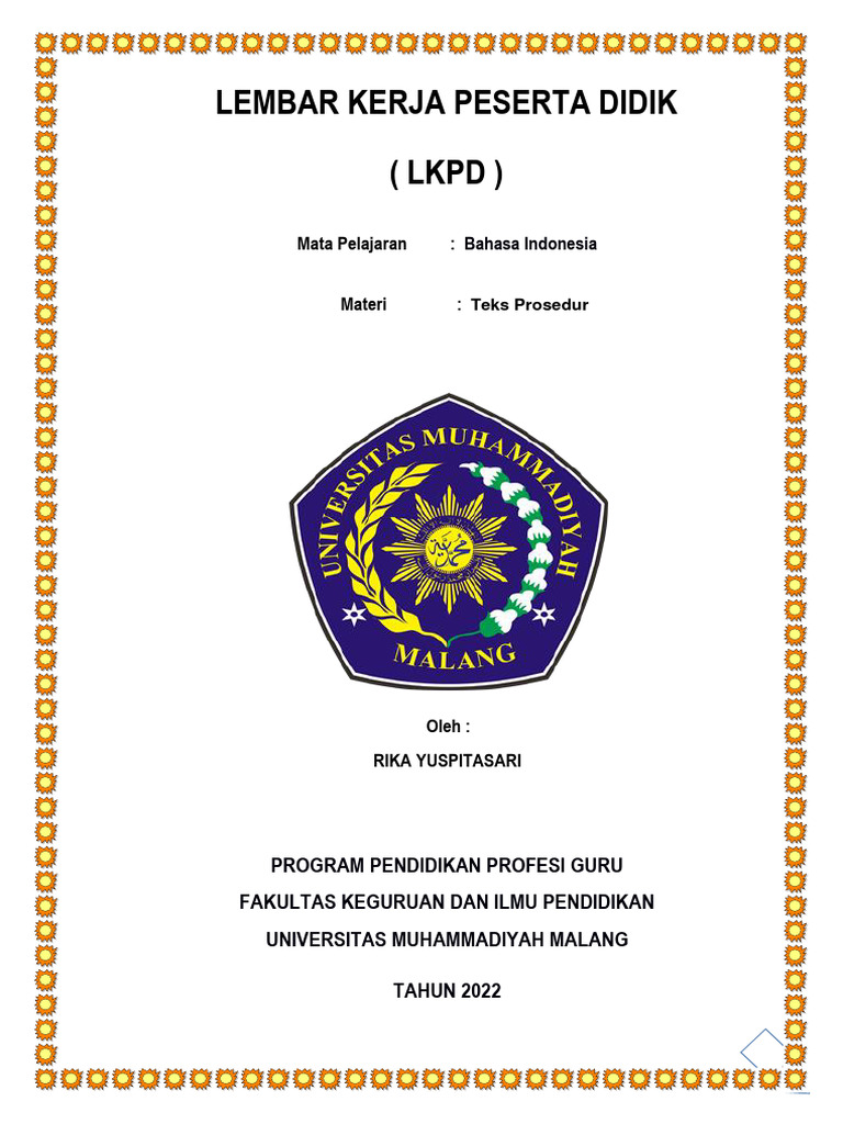 LKPD Kelas 5 Bhs Indo | PDF