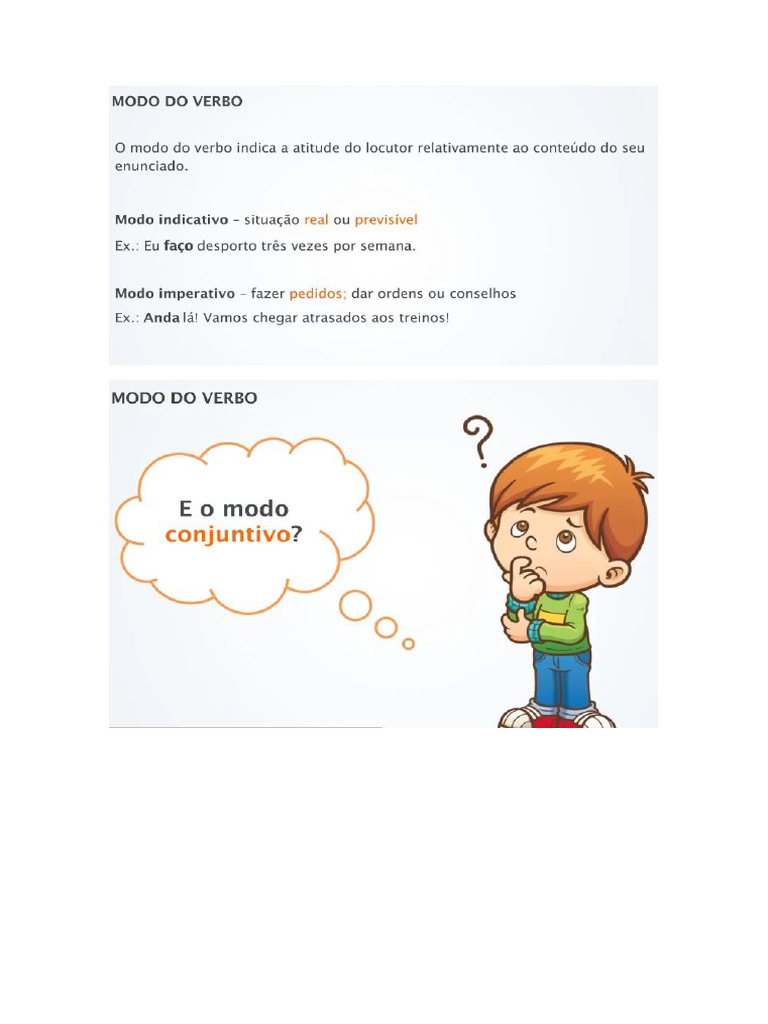Modo Conjuntivo | PDF