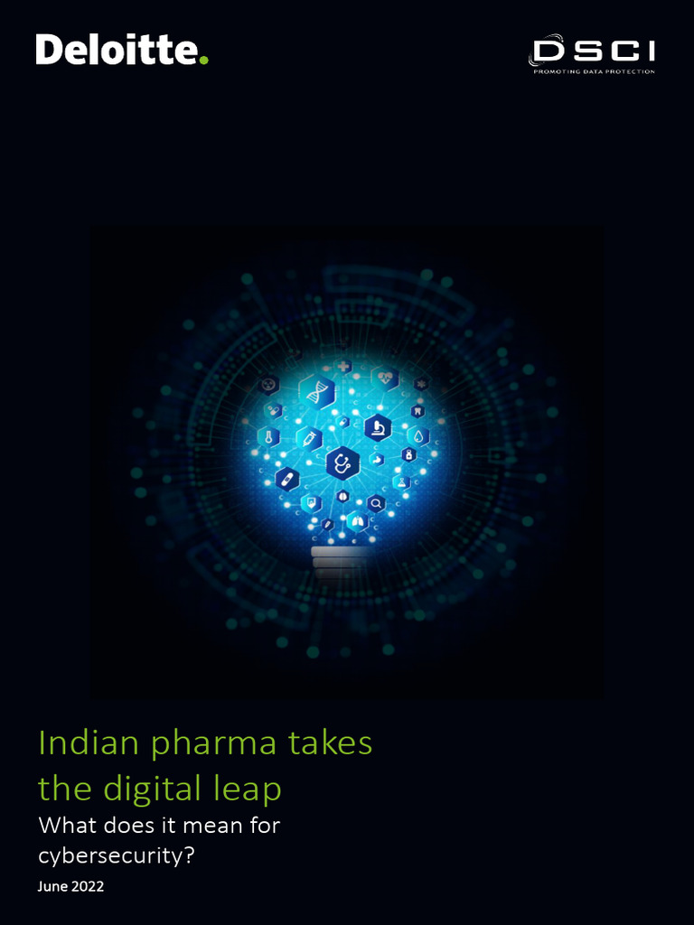 DSCI Deloitte Indian Pharma Noexp | PDF | Computer Security | Security
