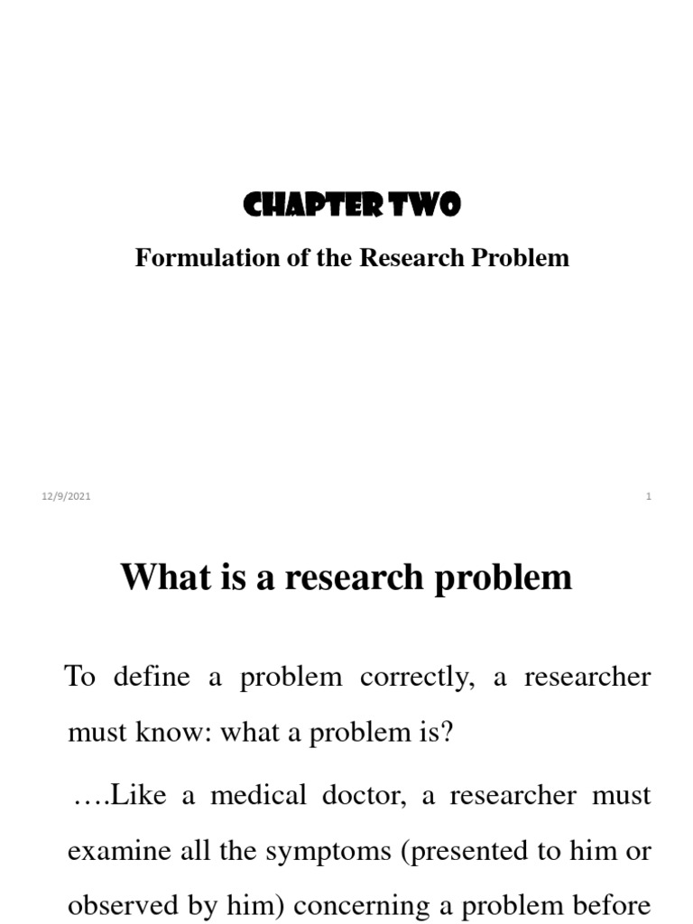 CH - 2, Research | PDF | Hypothesis | Statistical Significance