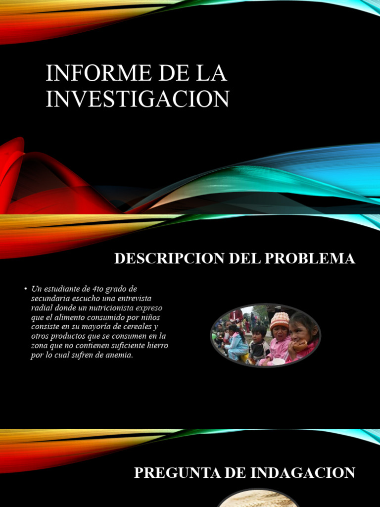 Informe de La Investigacion-1 | PDF