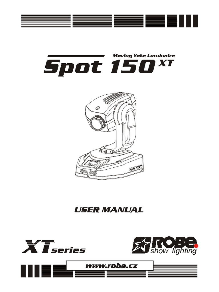 Robe Spot 150 XT | PDF | Electrical Components | Electrical Engineering
