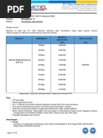 Penawaran Harga Internet Dedicated iForte | PDF