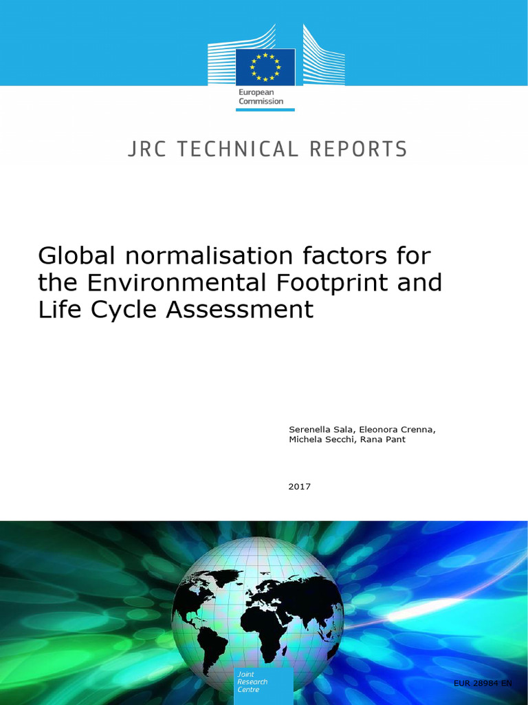 Kjna28984enn Global Norm Factors | PDF | Life Cycle Assessment | Nature