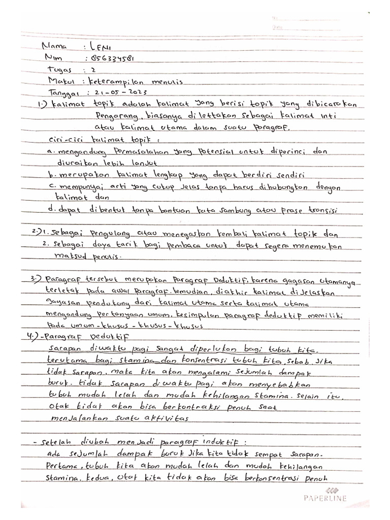 Tugas 3 Keterampilan Menulis | PDF