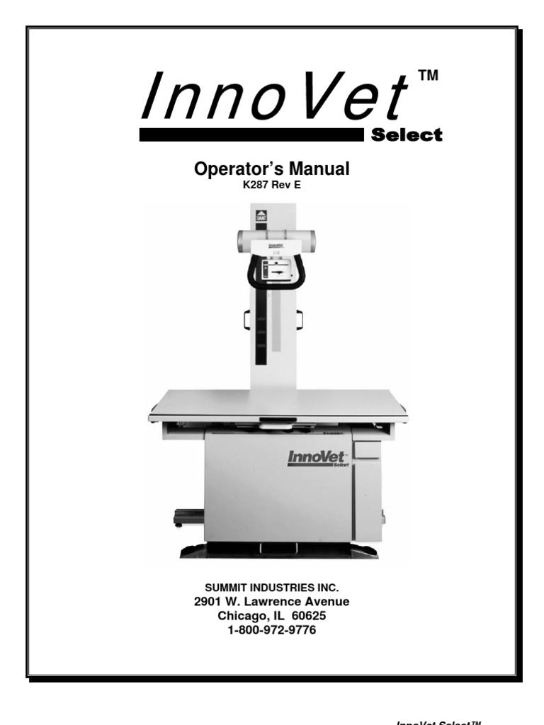 Innovet Select Manual | PDF | Vacuum Tube | Switch
