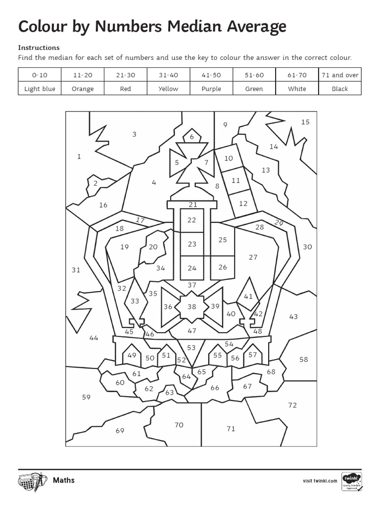 Colour by Numbers Median Average | PDF | Color | Artistic Techniques