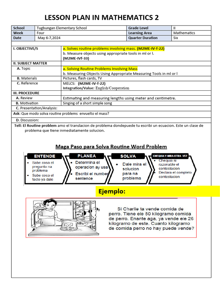 Math q4 Week 6 Day 1 2 | PDF