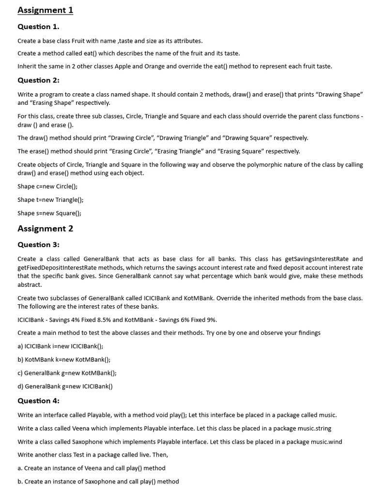 Oops Front Page Pdf Class Computer Programming Method Computer Programming