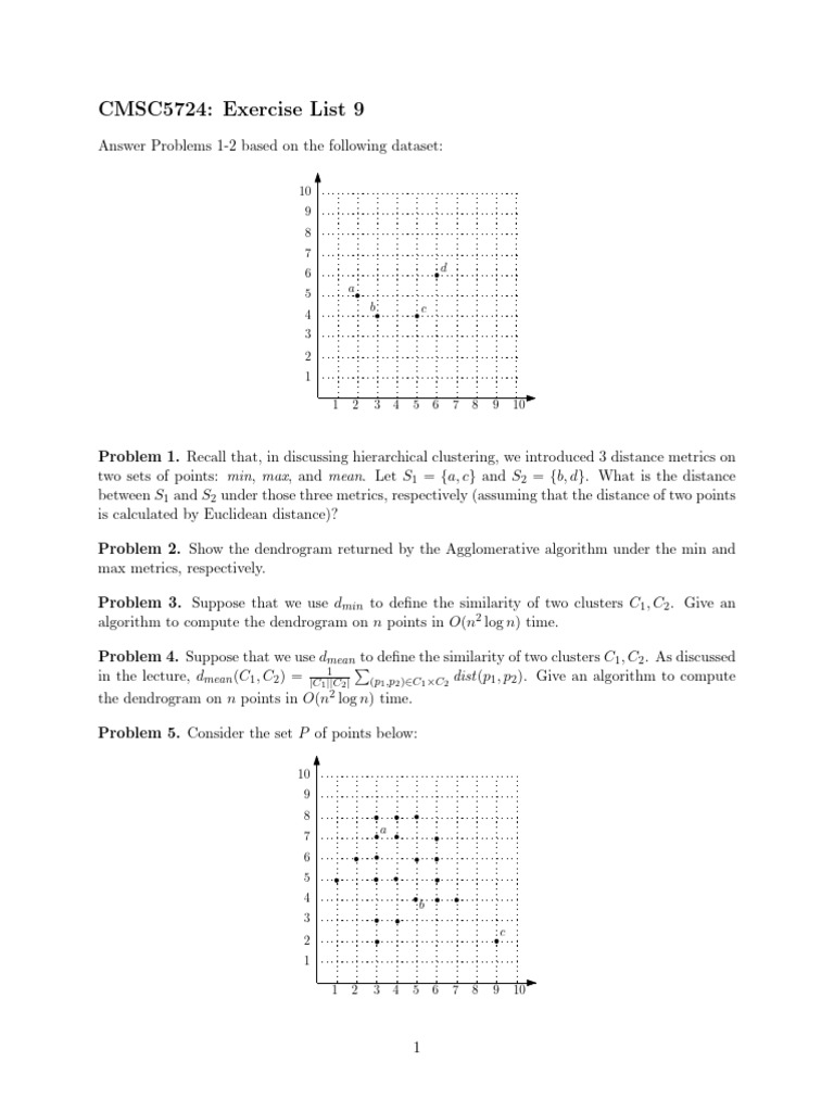 Ex 9 | PDF | Cluster Analysis | Data Mining