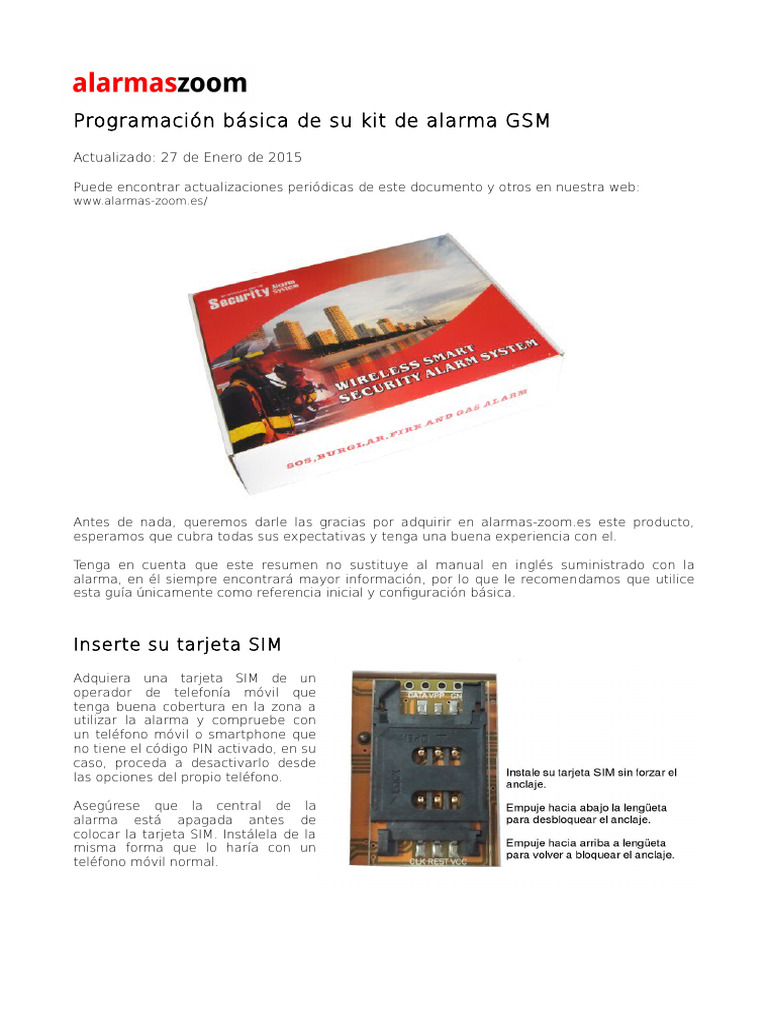 Alarma-caja-roja | PDF | Smartphone | Gsm