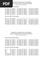 Class Wise Room Allotment 2025-26 | PDF