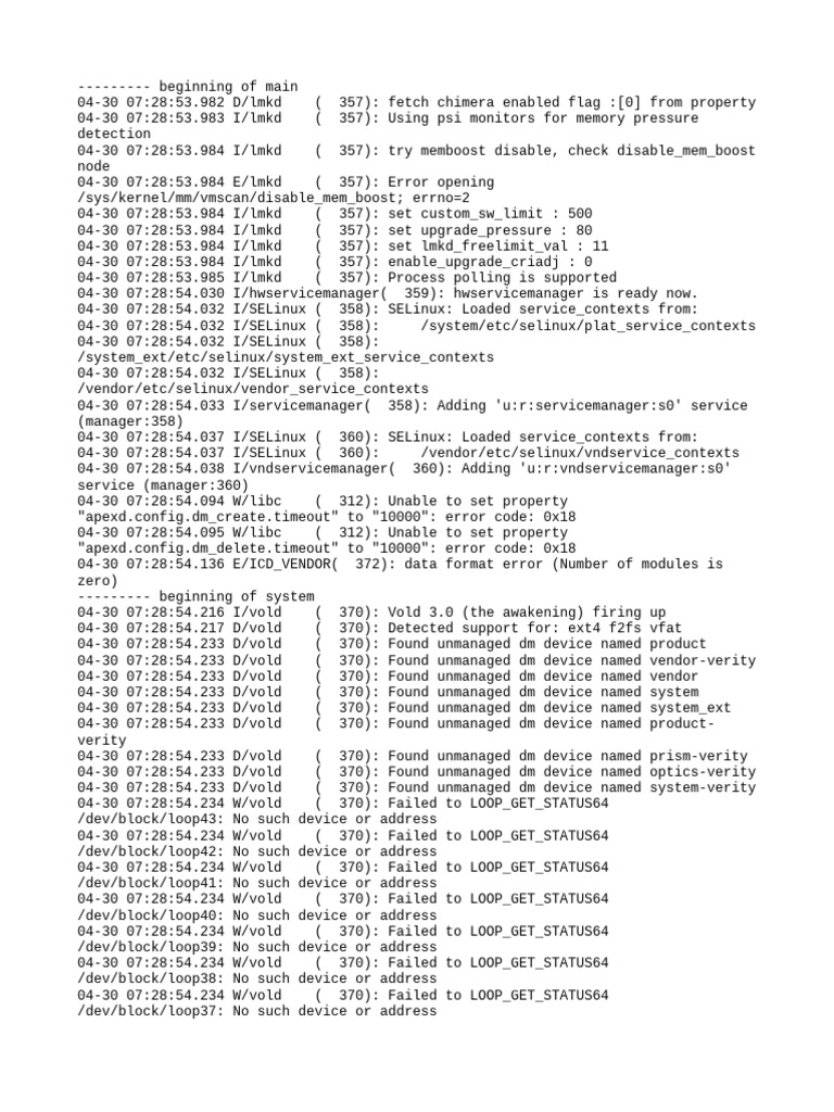 Logcat Prev CSC Log | PDF | Computing | System Software