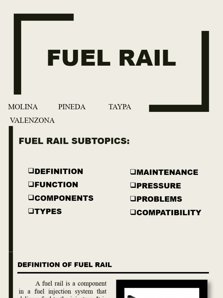 Fuel Rail | PDF | Fuel Injection | Fuels