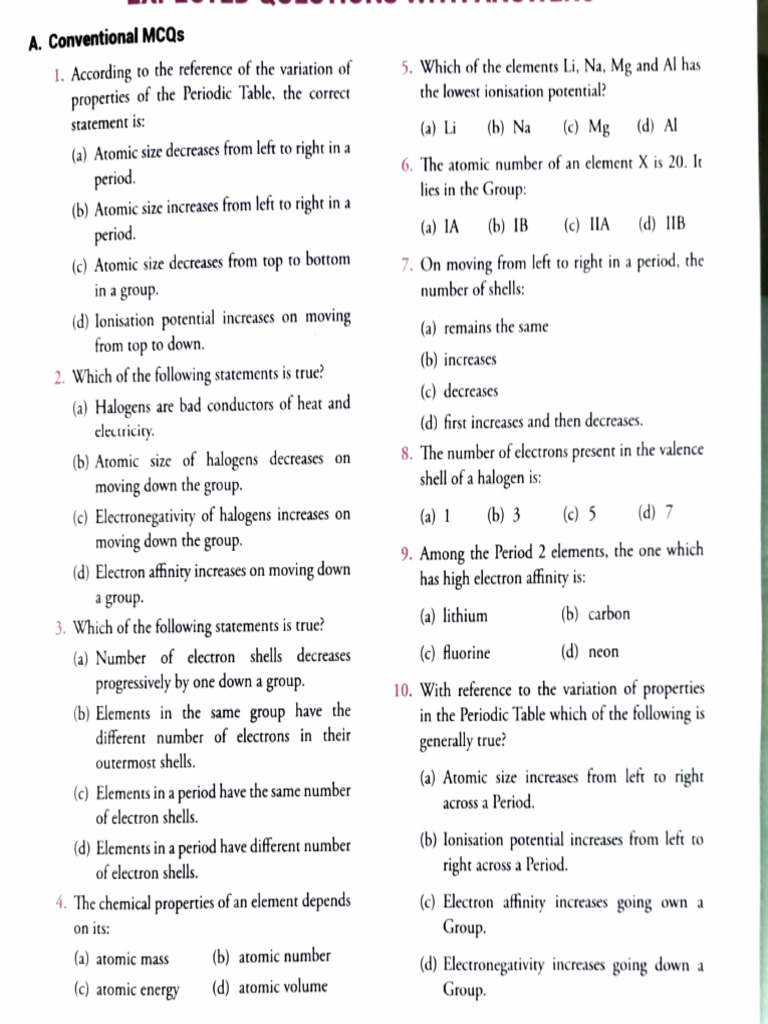 CH 1 Worksheet | PDF | Periodic Table | Chemical Elements