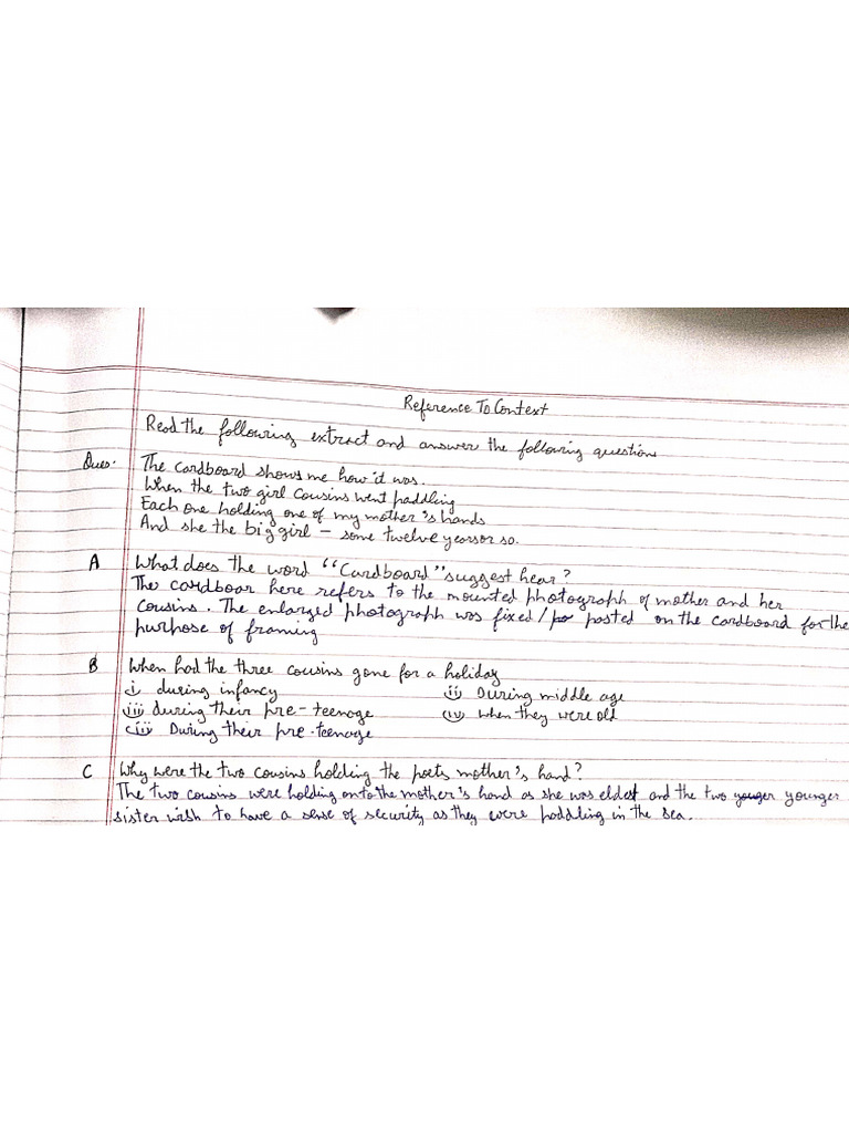 English CW Work | PDF