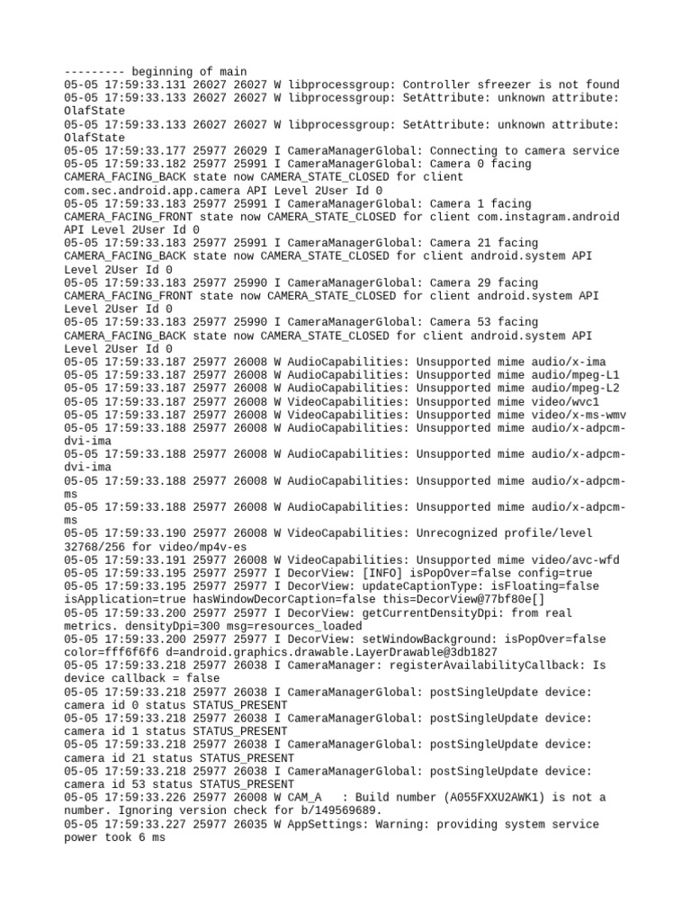 Log Cat 1714906773103 | PDF | Software Development | Computer Engineering