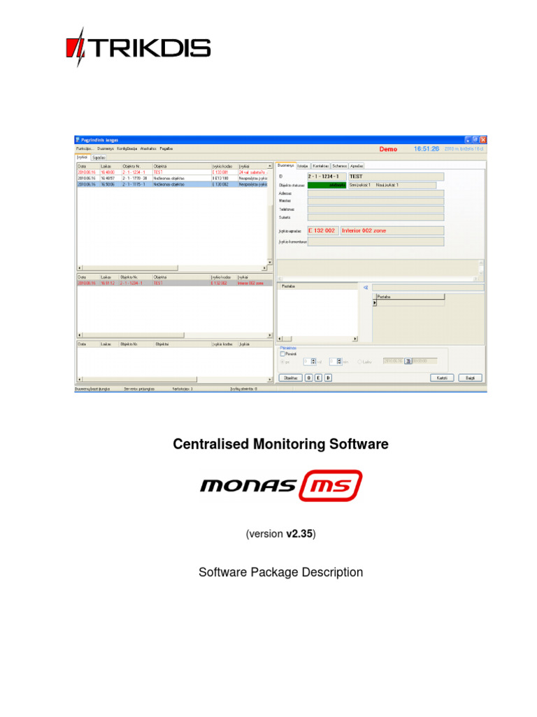 Monas-Ms-V2.35 Description en | PDF | Computer Network | Databases