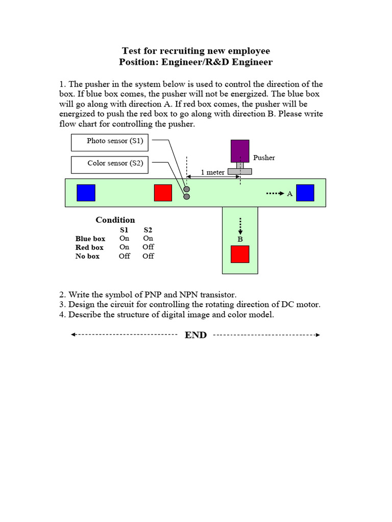 Test For Recruiting New Employee | PDF