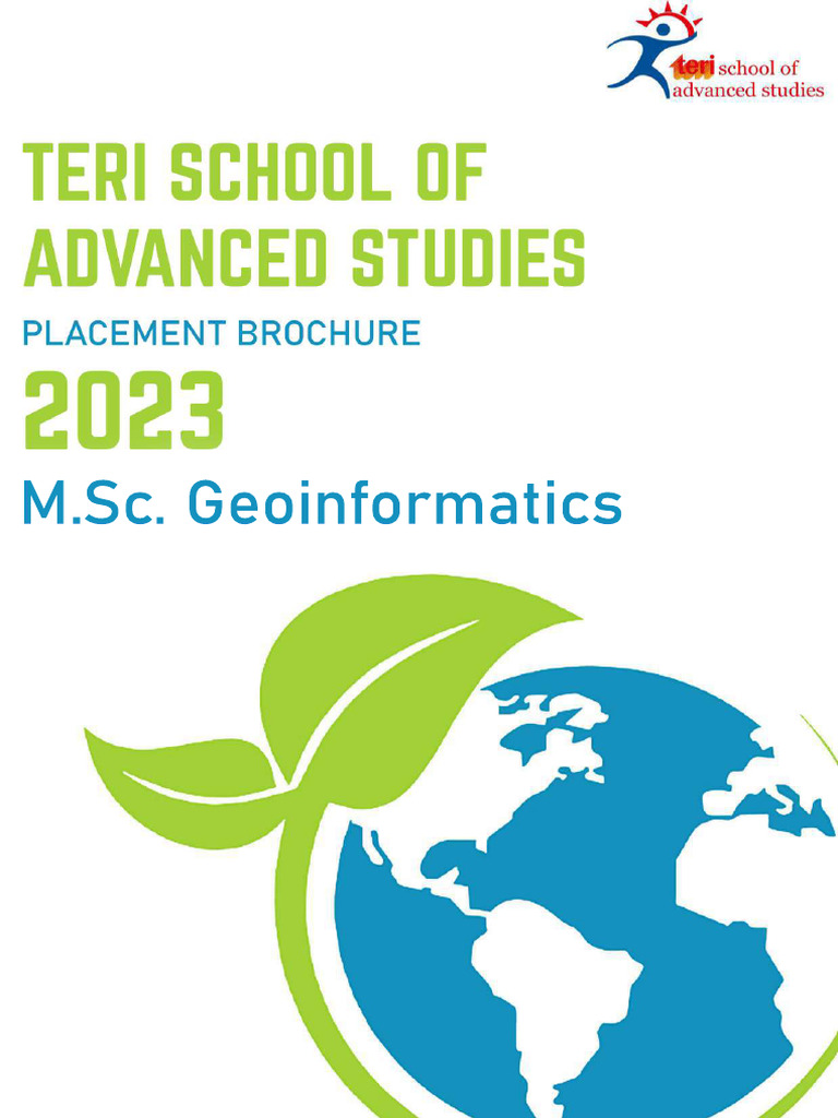 MSC (Geoinformatics) Brochure | PDF