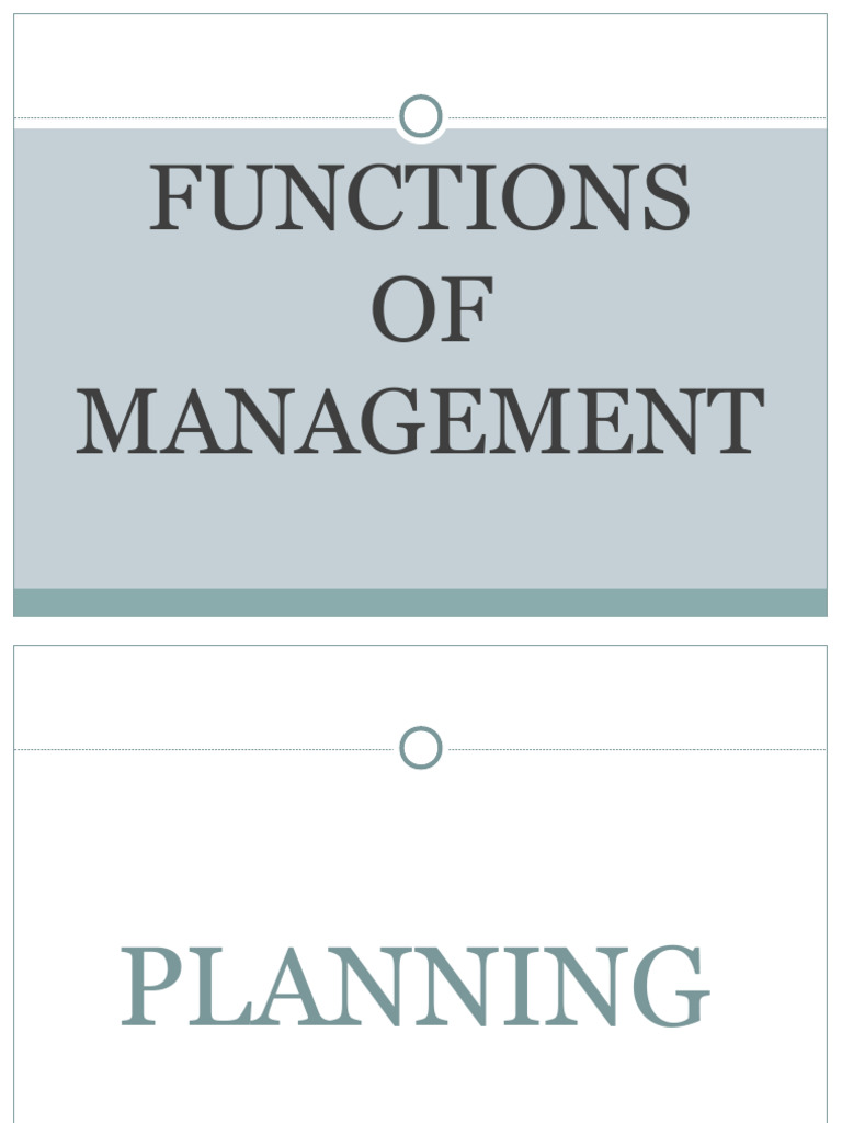 Function of Management | PDF | Goal | Human Resources