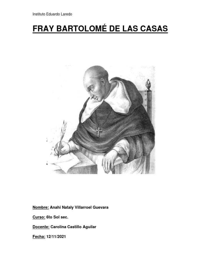 Bartolomé de las Casas: Defensor Indígena | PDF | Esclavitud ...