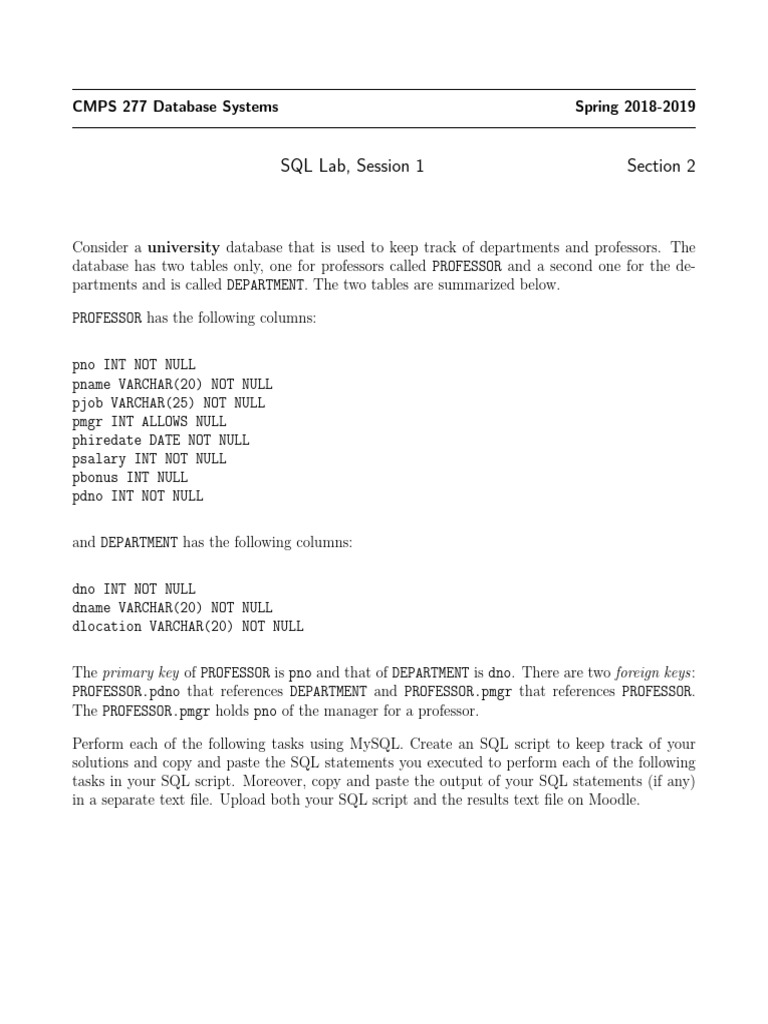 Lab1 Sec2 | PDF | Data Management | Databases