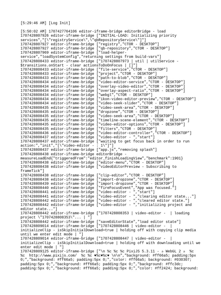 Medal Editor Log 20240209 | PDF | Computer Data | Film And Video Technology