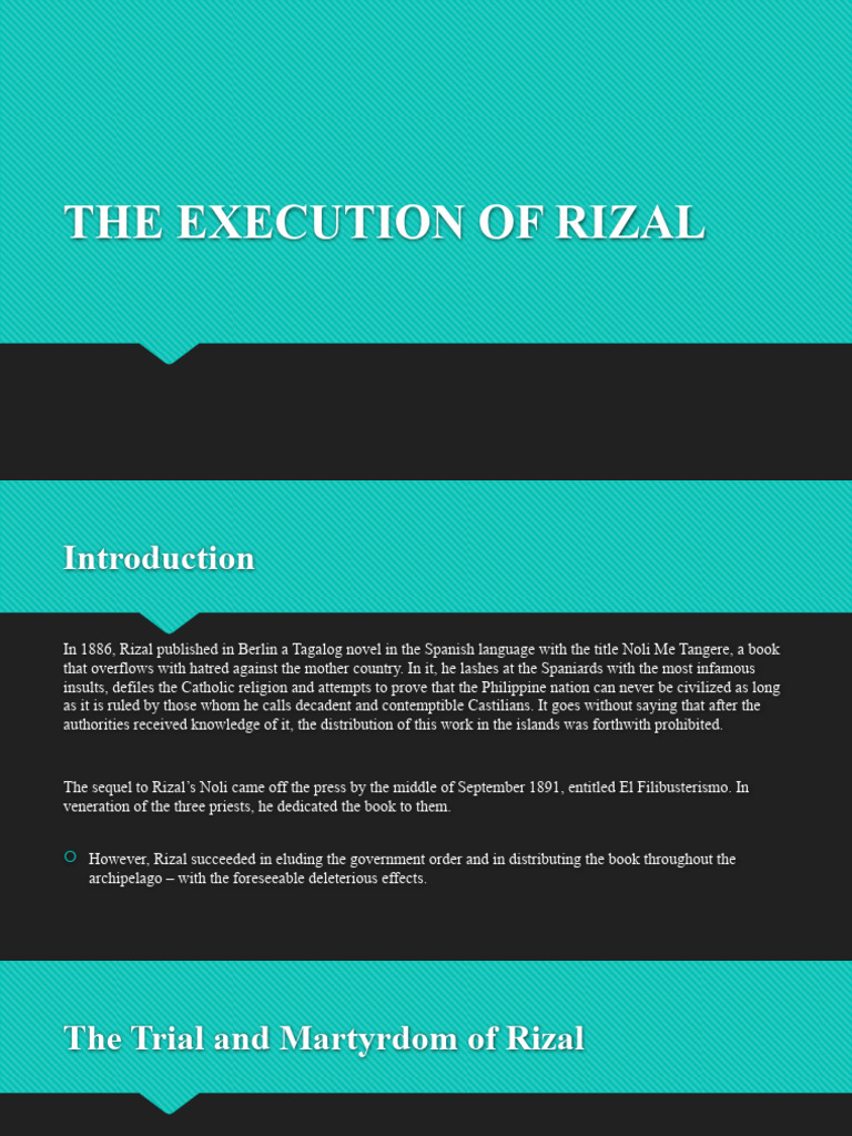 Execution of Rizal | PDF | Trials