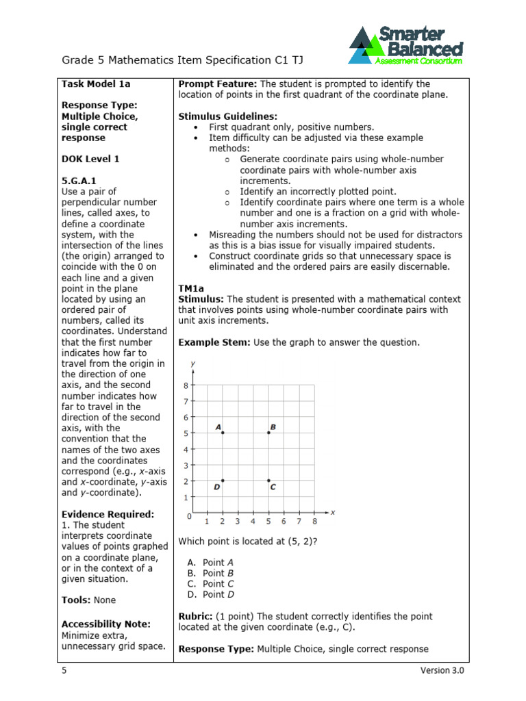 G5 1J G Spec v3 Phase3 | PDF | Cartesian Coordinate System | Mathematics