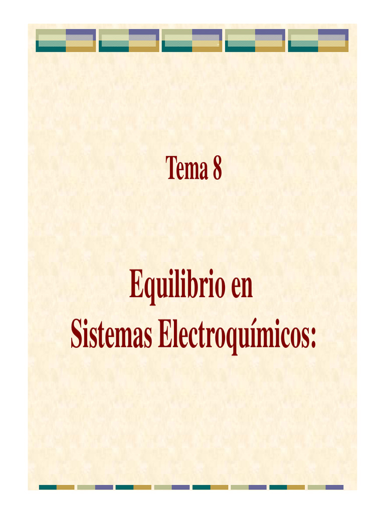 Tema 8 Disoluciones Ionicas Presentacion | PDF | Ciencias fisicas | Química Física