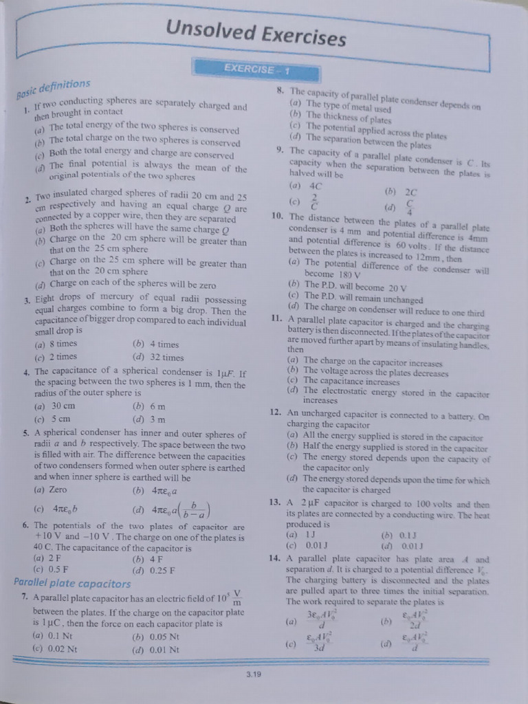 CAPACITANCE | PDF | Capacitor | Capacitance