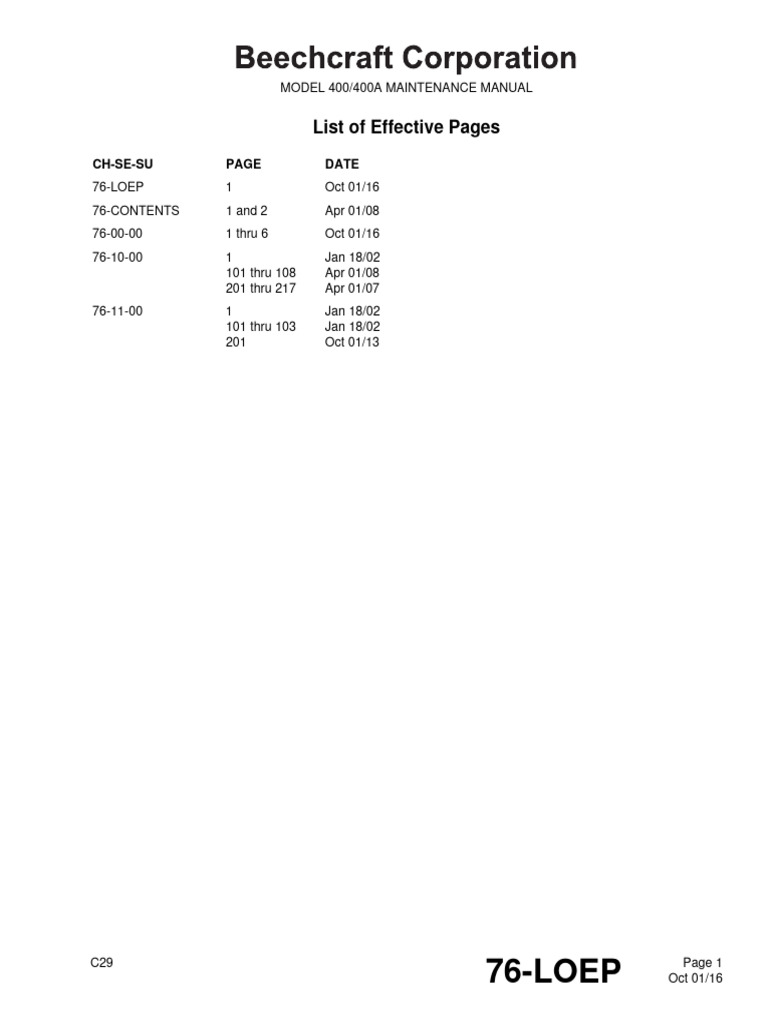 Chapter 76 - Engine Controls | PDF | Aviation | Aircraft
