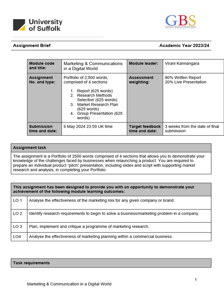 Assignment Guide Oct - 22 | PDF | Coca Cola