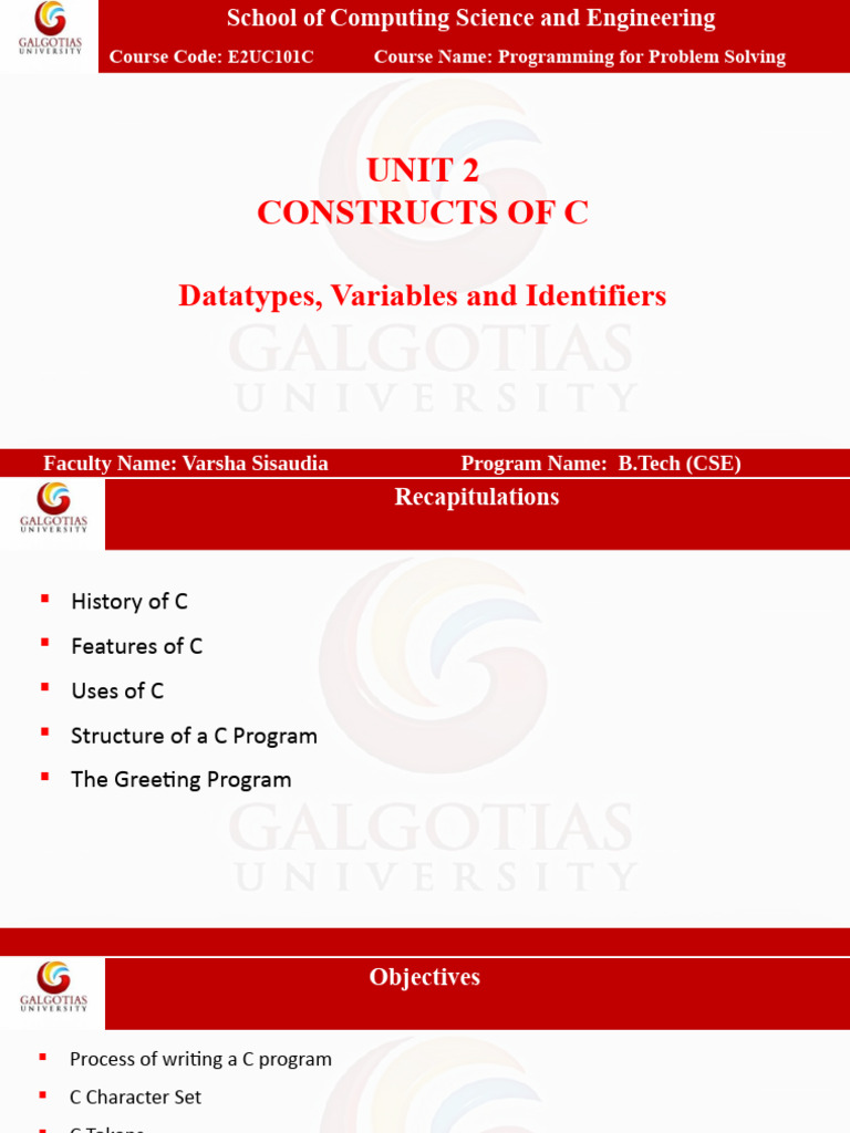 Data Type Pdf Data Type Variable Computer Science