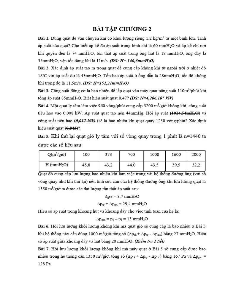 BAI TAP QUAT_SV | PDF