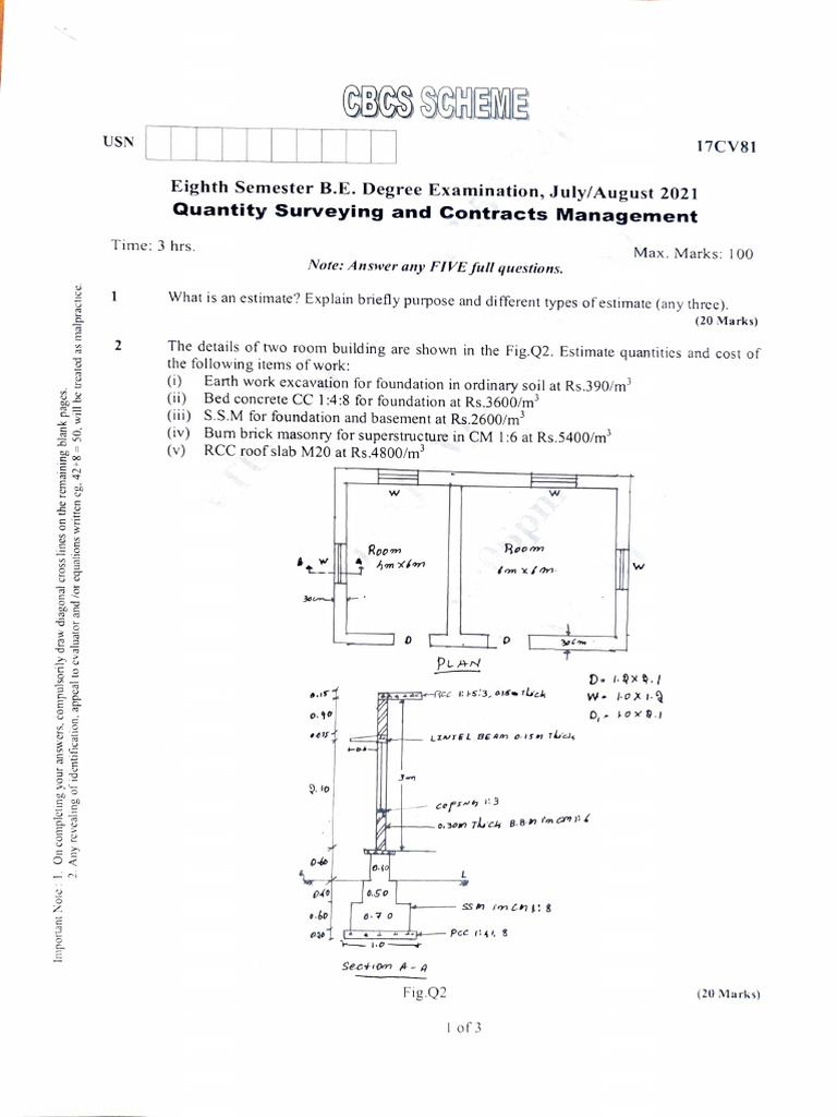 QSCM question paper | PDF