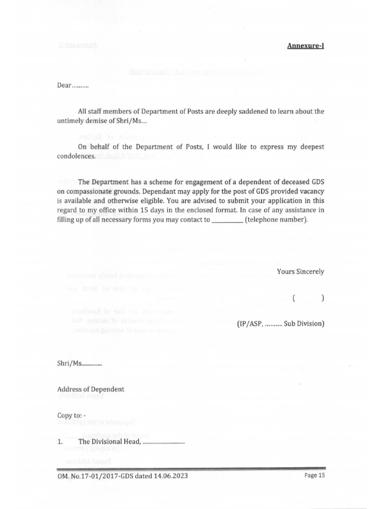 GDS Compassionate Forms | PDF