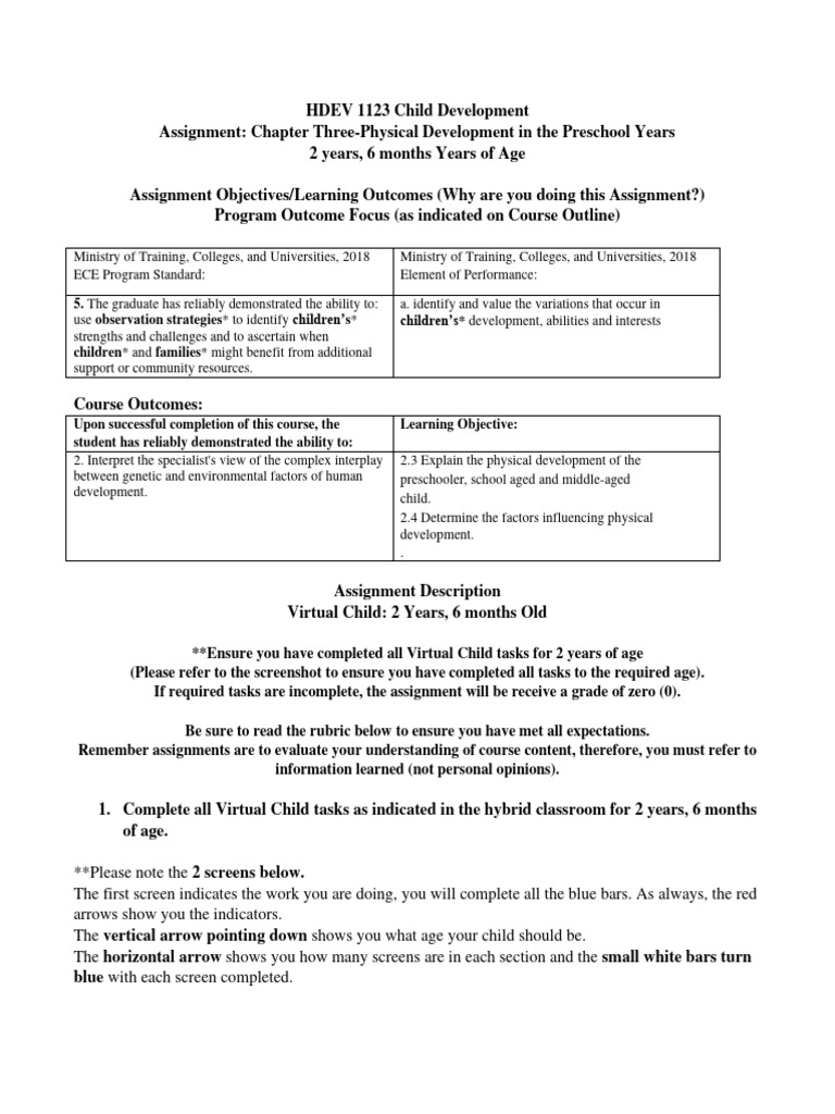 HDEV 1123 VC Assignment Chapter Eight Physical Development | PDF ...