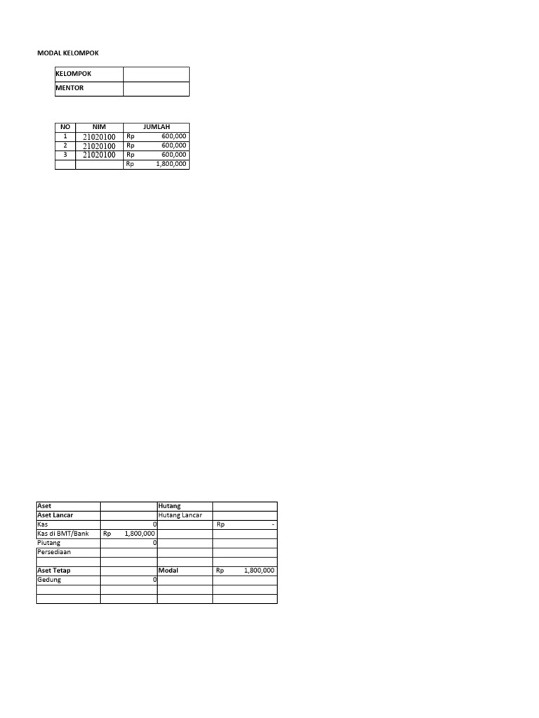 FORM LK KWU 6. Laporan Mentee | PDF