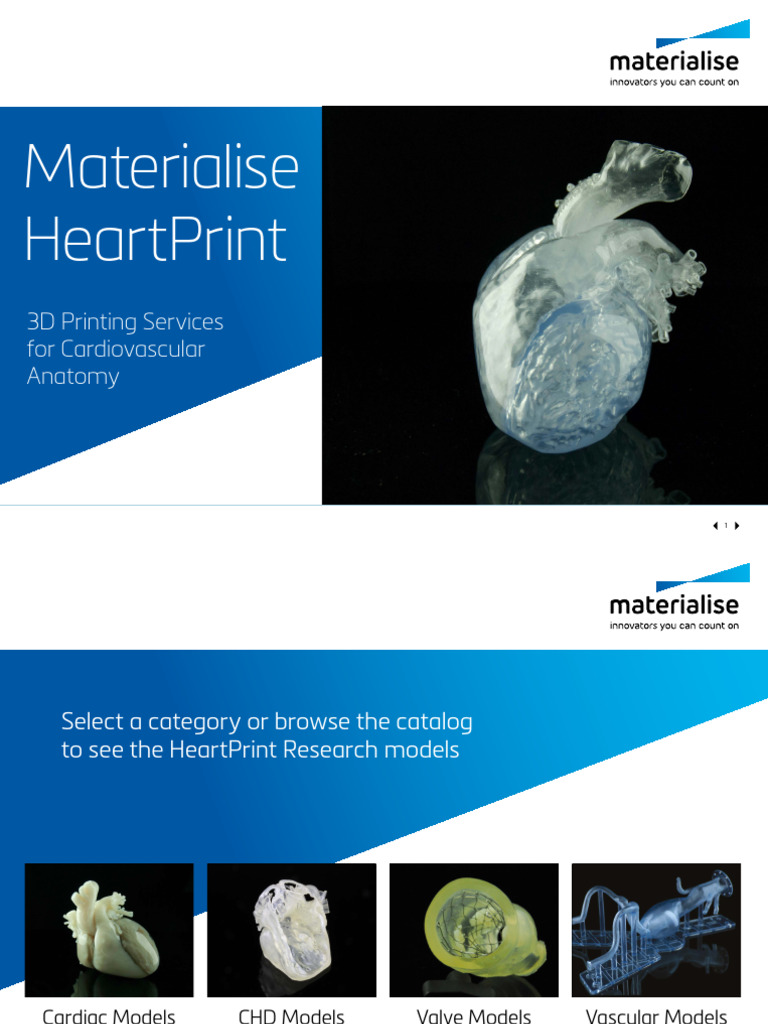 Materialise HeartPrint Catalog | PDF | Heart Valve | Heart