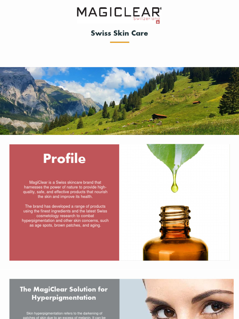 MagiClear Presentation 2023 - V2 | PDF | Sunscreen | Skin Care