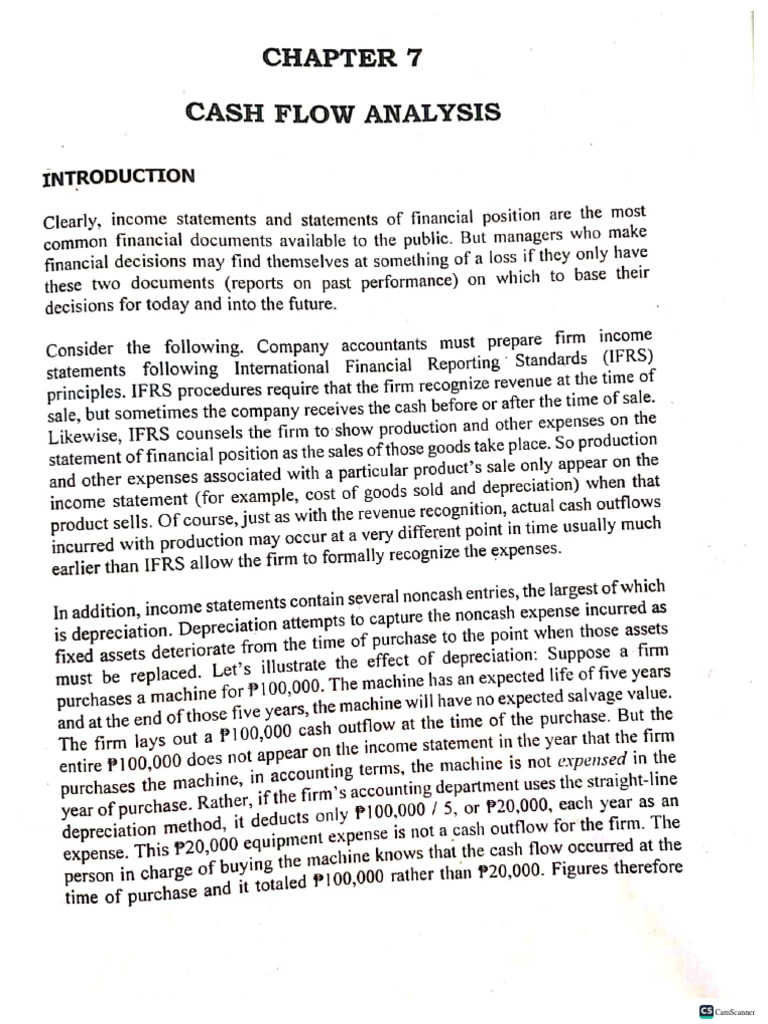 Cash Flow Analysis | PDF
